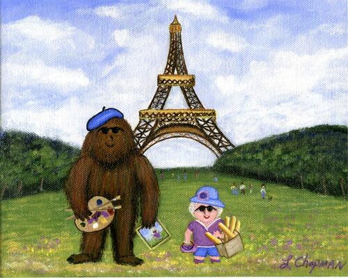 Poem contest Met Big Foot at the Eiffel Tower - All Poetry