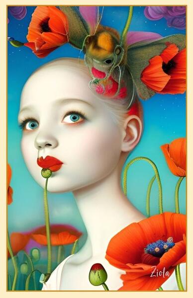 Poem contest Ziola Rosa Poppy Pop Art Prompt - All Poetry