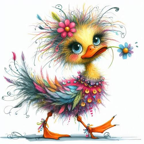 Poem contest Fancy Duck - a poem for children- MUST RHYME - All Poetry