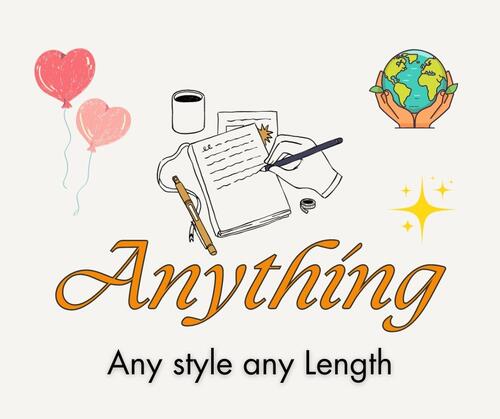 Poem contest Anything You Want - All Poetry