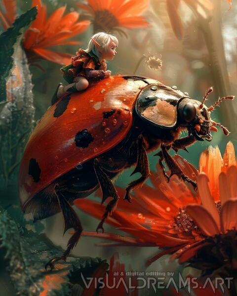 Poem contest If I could ride a ladybug - All Poetry