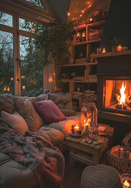 Poem contest #1207 MAX 6 lines - IMAGE is prompt - fireplace - All Poetry