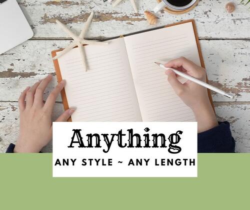 Poem contest Anything You Want - All Poetry