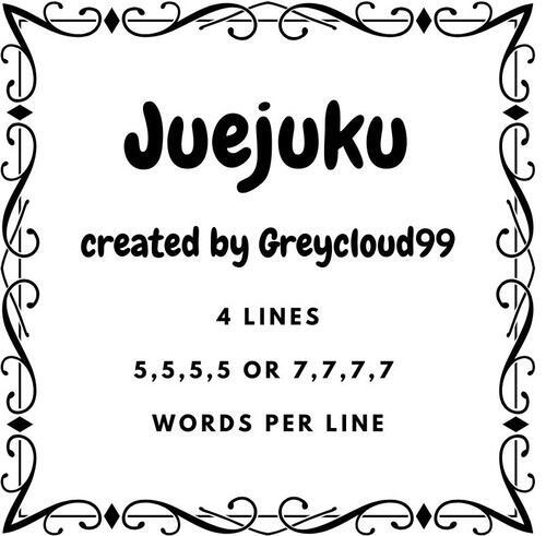 Poem contest Juejuku ~ New 'Ku' Style (inspired by Awesomax) vol.4 ...