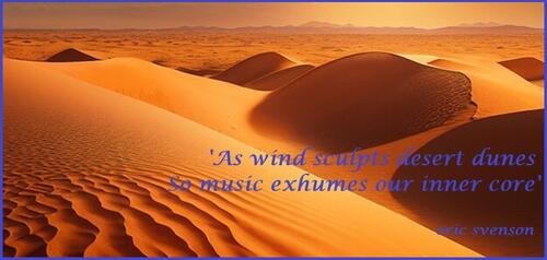 Poem contest 'As wind sculpts desert dunes, so music exhumes our inner ...