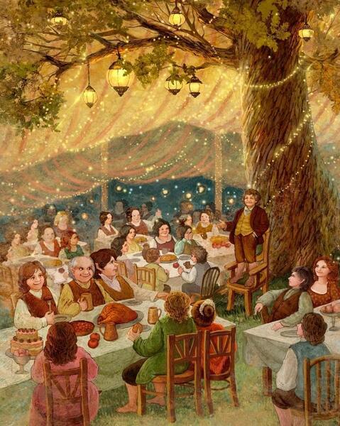 Poem contest Hobbit Party: five-line poem - All Poetry