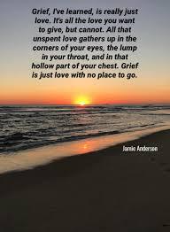 Poem contest #1383 MAX 3 lines - QUOTE is prompt - grief is love with ...