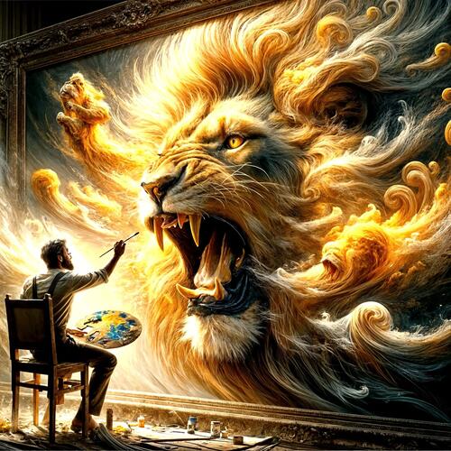 Poem contest Image Prompt - Painting the Beast - All Poetry