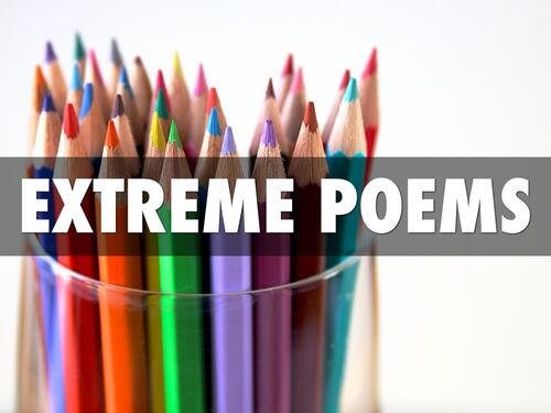 Poem contest Extreme Poetry Challenge VIII (Reserve Welcome) - All Poetry