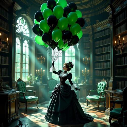 Poem contest Image Prompt - Emerald Balloons - All Poetry