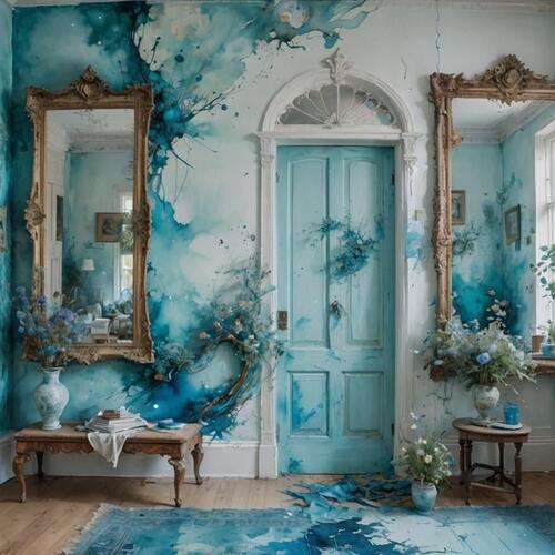 Poem contest Image Prompt - Turquoise and Oleander - All Poetry