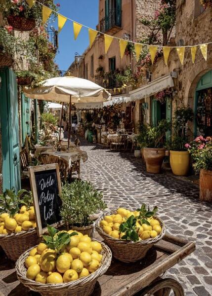 Poem contest Image Prompt - The Lemon Market in Amalfi Coast -2026 ...