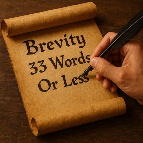 Poem contest Brevity (Anything) ~ 33 Words Or Less - All Poetry