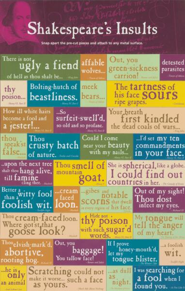 Poem contest Shakespearean insults - All Poetry