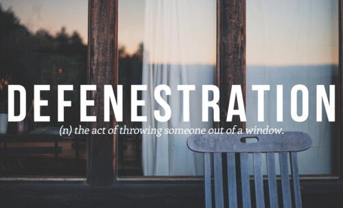 Poem contest ~ defenestration ~ - All Poetry