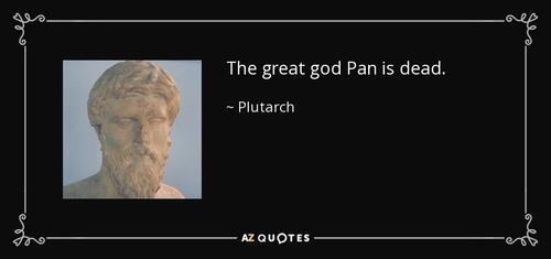 Poem contest Pan is dead...quote-prompt - All Poetry