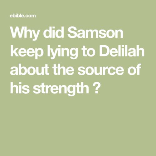 Poem contest Break on Through...Samson and Delilah - All Poetry