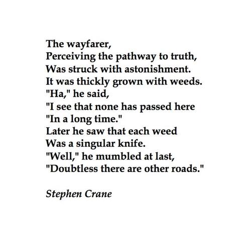Poem contest In Our Craft or Sullen Art...Stephen Crane - All Poetry