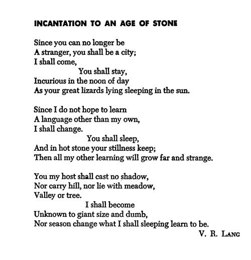 Poem contest Break On Through... the poetry of V.R. Lang - All Poetry