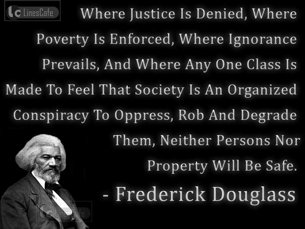 Poem contest In Our Craft Or Sullen Art... Frederick Douglass - All Poetry