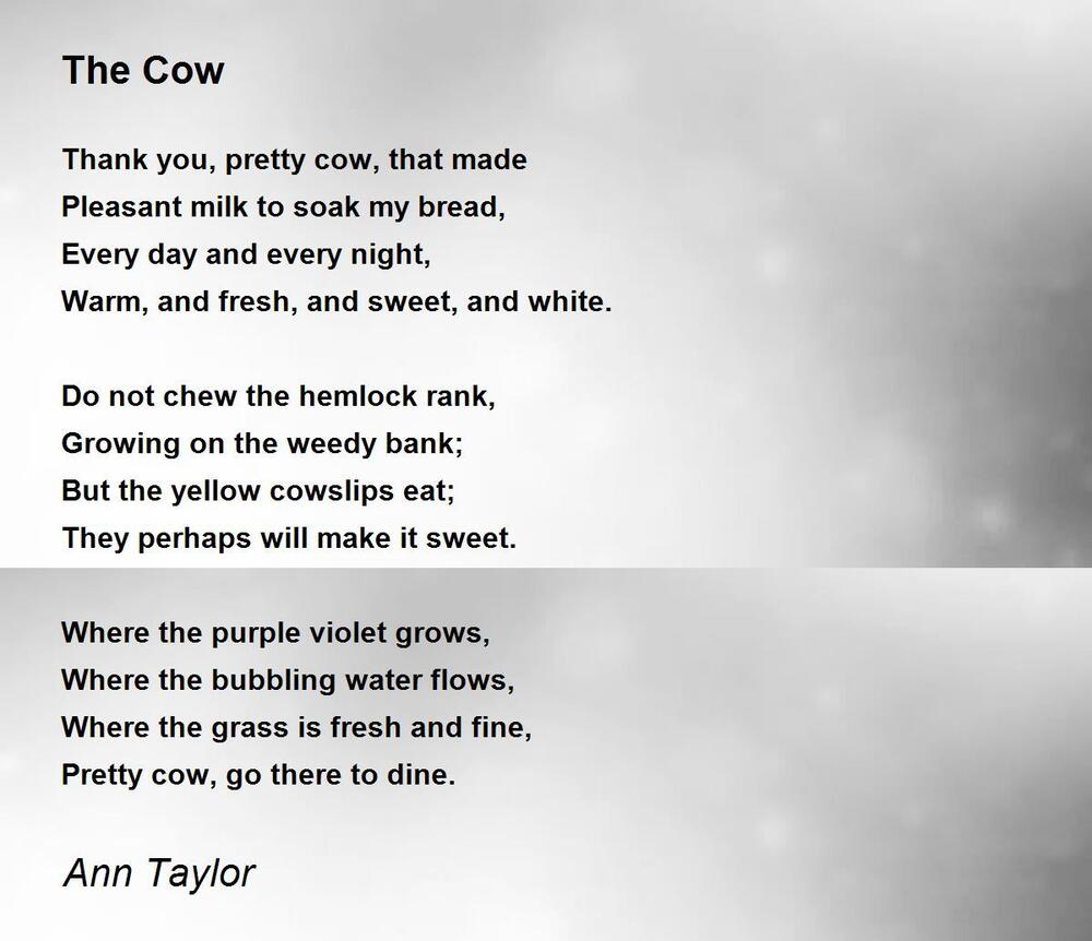 Poem contest Twisted Tuesdays... Ann and Jane Taylor - All Poetry
