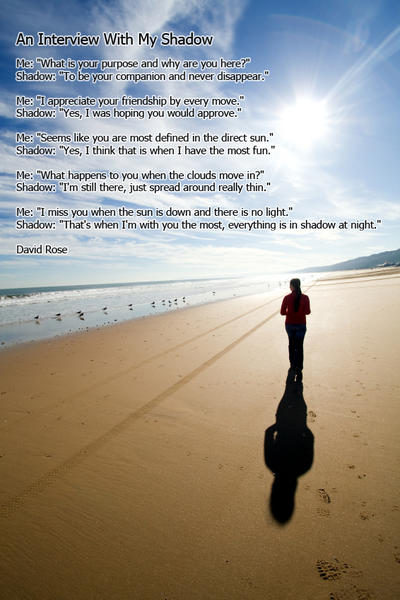 A Conversation With My Shadow - a poem by The Lone Writer - All Poetry