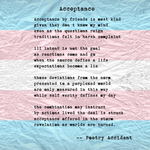 Acceptance Poems Welcome Home" Unframed Poetry Art Poster (Minimalist