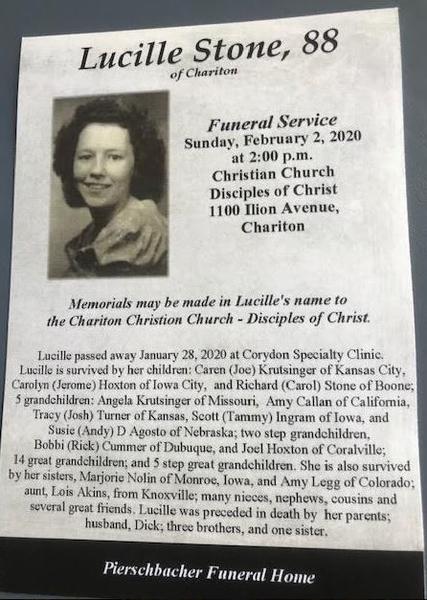 A Tribute to My Mother Lucille Stone from Caren - a poem by PinkFaerie5 ...