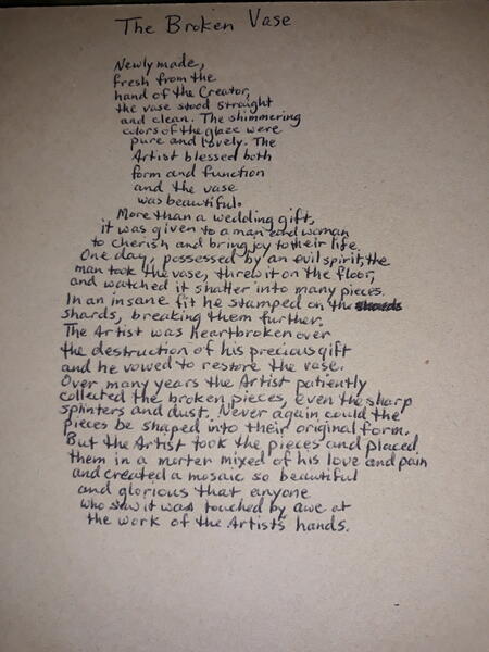 The Broken Vase - a poem by Sirene1127 - All Poetry