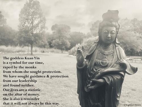 Kuan Yin & We the People - a poem by Sorche Nic Eòin - All Poetry