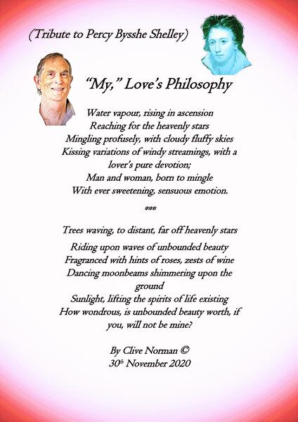 “My,” Love’s Philosophy - a poem by Clive Norman - All Poetry