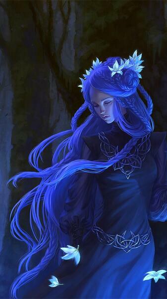 Blue Moon Goddess - a poem by Sea Opal - All Poetry