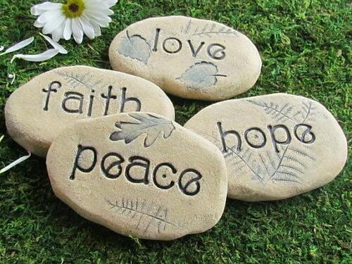 Love Peace Hope Faith - a poem by Stevy Want - All Poetry