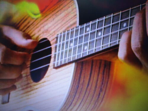 Ukulele playing... - a poem by Laura Sanders. - All Poetry