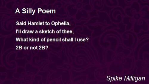 Another Silly Poem - a poem by KennyW - All Poetry