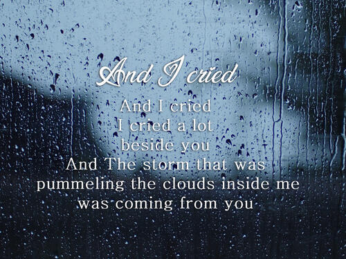 And I cried... - a poem by Solmaz rezaei - All Poetry