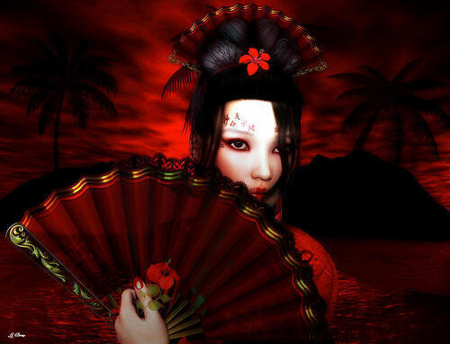 Kuchisake-onna - a poem by Lorient Montaner - All Poetry