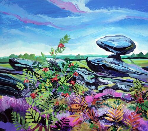 Noonday's Breath On Brimham Rocks - a poem by Captain Cur - All Poetry