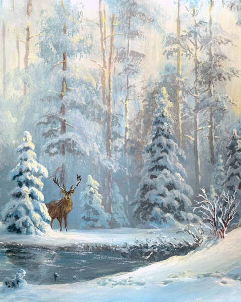The Christmas Elk - a poem by MJ Donnelly - All Poetry