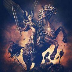 Frigga and Freya Twin Winged Valkyries - a poem by William S. Pendracul ...