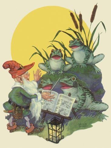Uncle TuTu attempts to Conduct the Frog Choir - a poem by PinkFaerie5 ...
