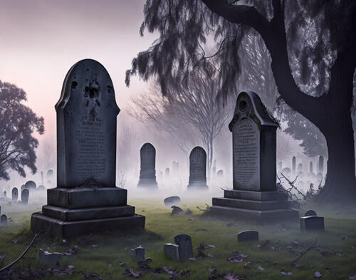 The Old Spooky Graveyard - a poem by Poem Junkie - All Poetry
