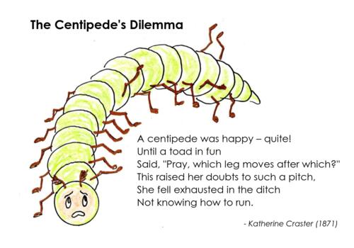 The Centipede Effect - a poem by OnlyHumanMetric - All Poetry