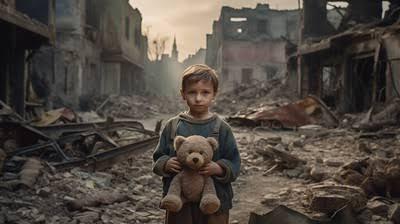 Innocence buried under the rubble ¤~ - a poem by Randa Yosry - All Poetry