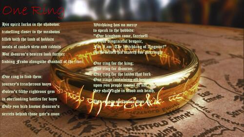 Lotr Poems - Modern Award-winning Lotr Poetry : All Poetry