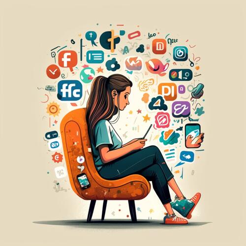 Alone with my phone - a poem by Neville the Mascryter - All Poetry