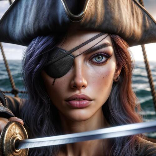 Dangerous Lady Pirate - a poem by Amethyst Moonjade - All Poetry