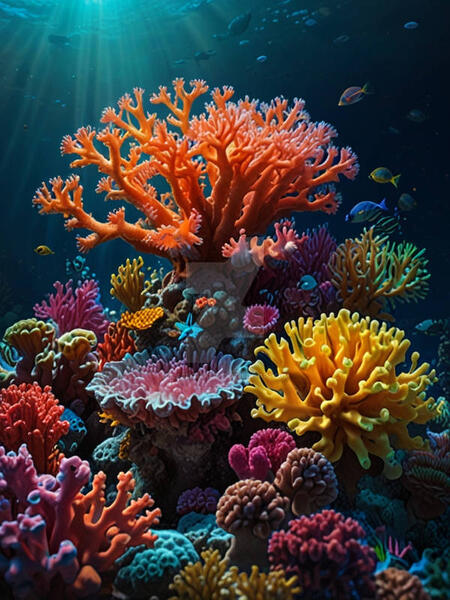 Coral dreams - a poem by Neville the Mascryter - All Poetry