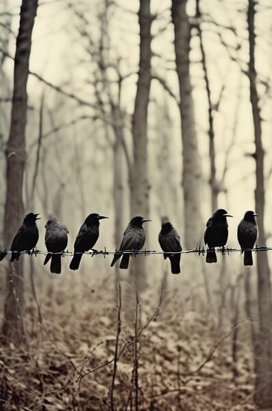 Birds on a wire - a poem by Tylor M - All Poetry