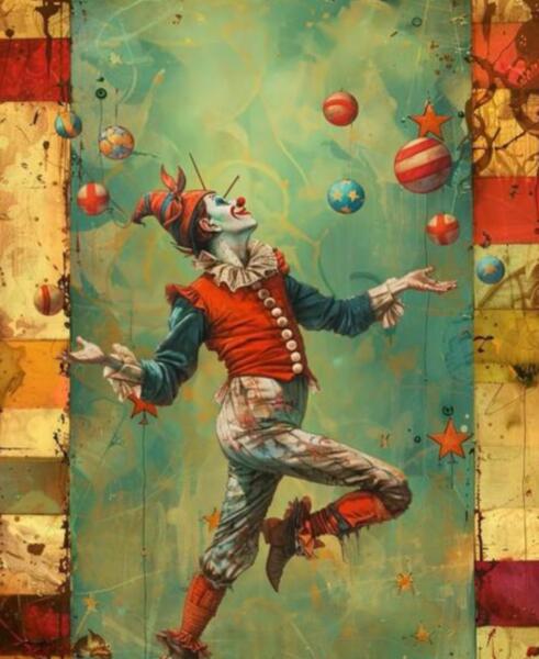 The Wistful Clown - a poem by DQ Love Yvette - All Poetry